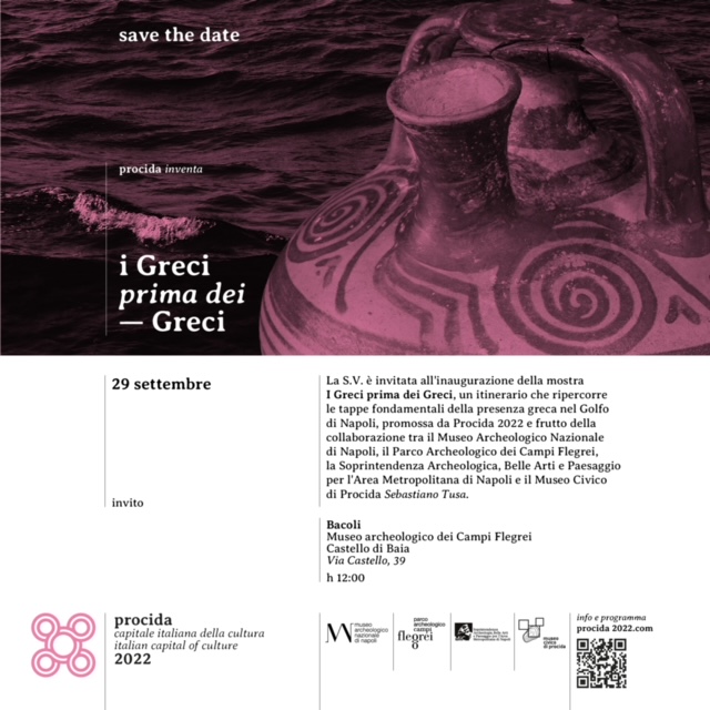 Procida e Bacoli presentano la mostra “I Greci prima dei Greci ...